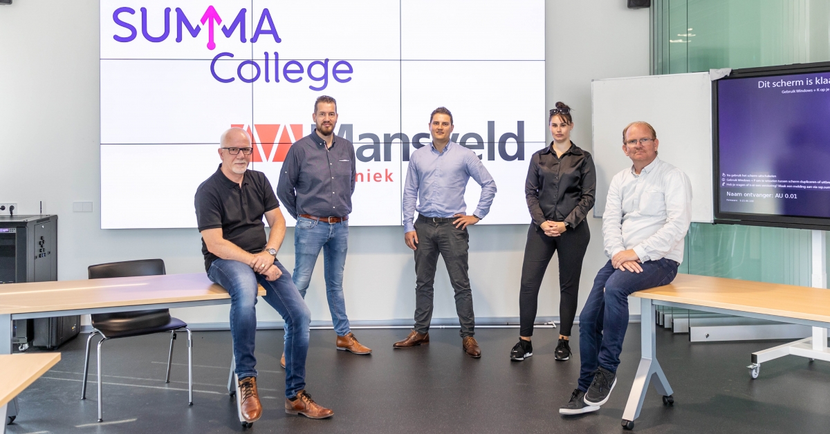 Het Summa College en Mansveld verlengen samenwerking | Mansveld